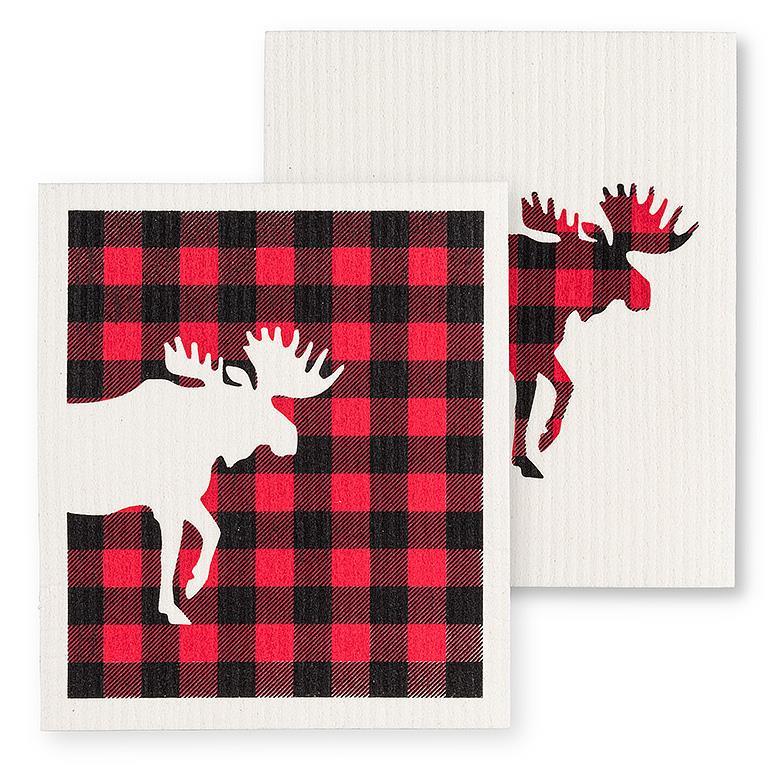 Buffalo Check Moose Dishcloth – Urban Nature Store