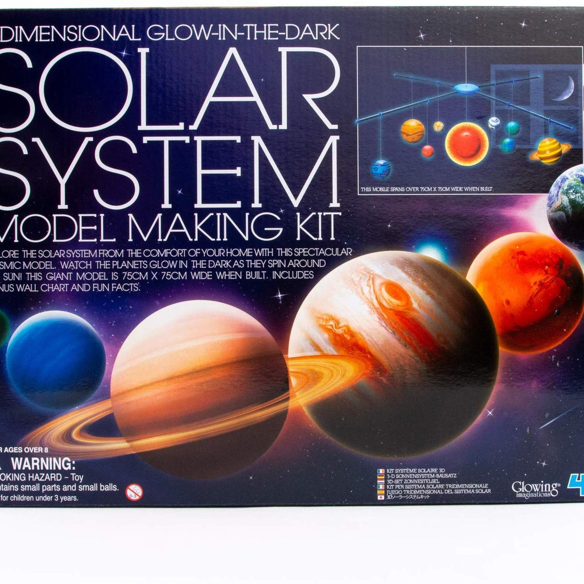 Buy 3D Glow-in-The-Dark Solar System Mobile Making Kit Online With ...