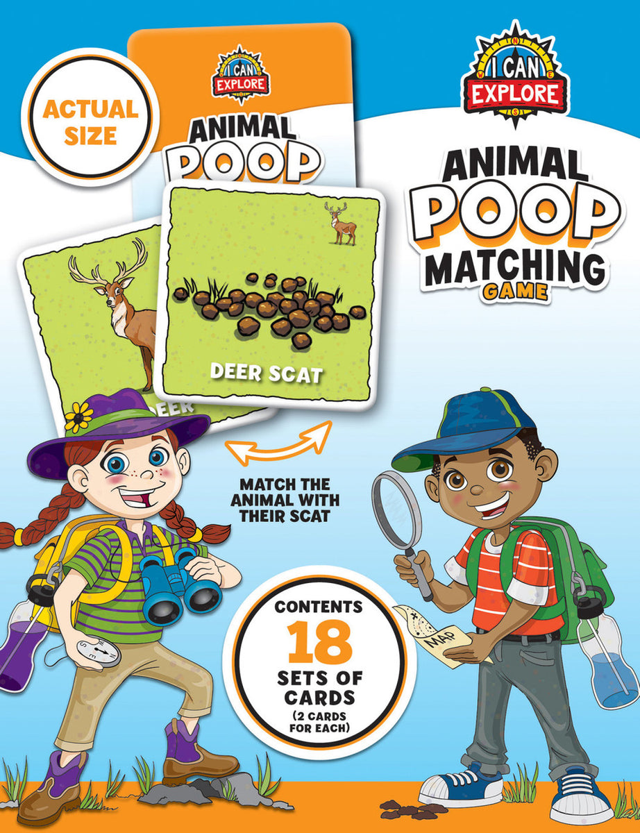 Buy I Can Explore Animal Poop Matching Game Online With Canadian ...
