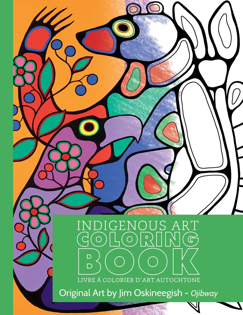 indigenous art coloring book