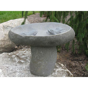 Natural Stone Bird Bath for Sale, Outdoor Stone Bird Baths - Urban ...