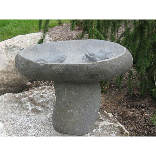 Natural Stone Bird Bath for Sale, Outdoor Stone Bird Baths - Urban ...
