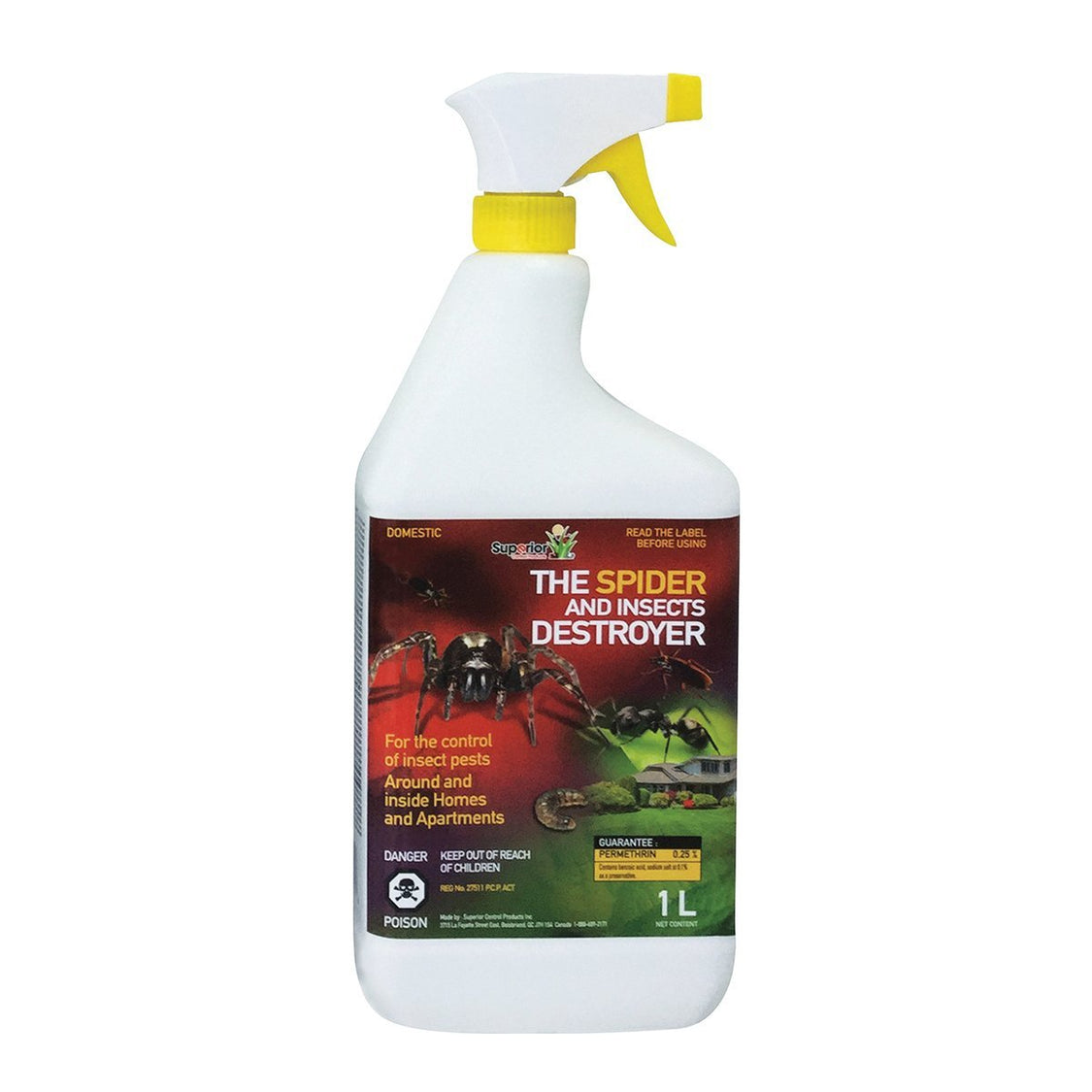 Buy Spider & Insect Destroyer, 1L Online With Canadian Pricing – Urban ...