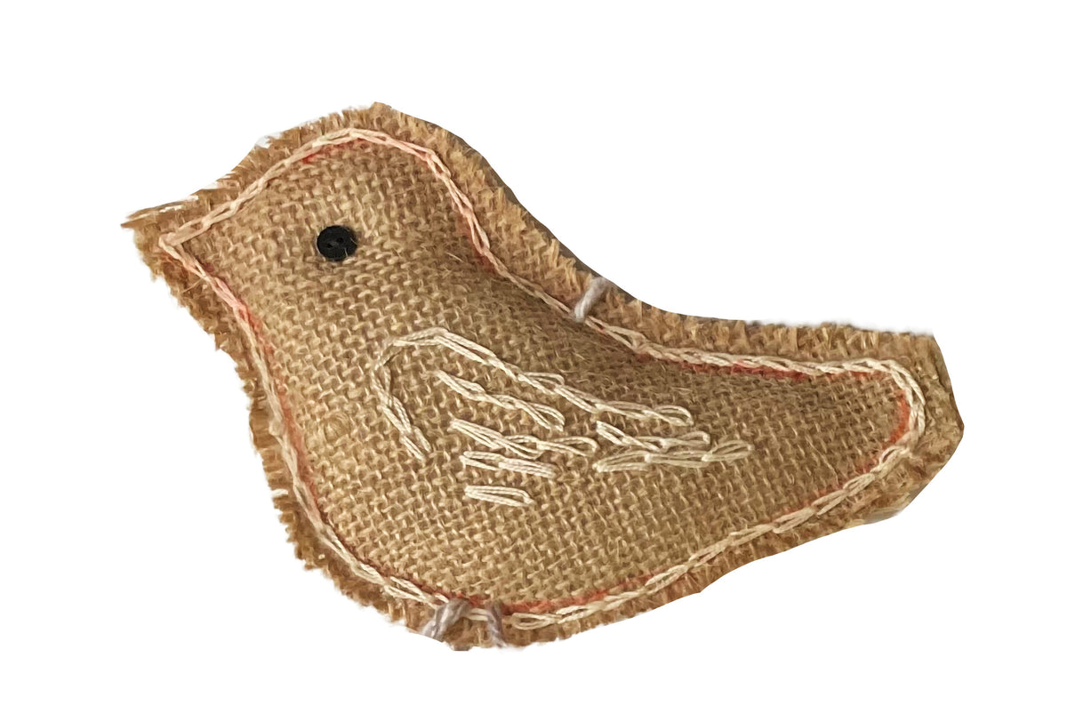 Buy Burlap Bird Ornament Online With Canadian Pricing - Urban Nature Store